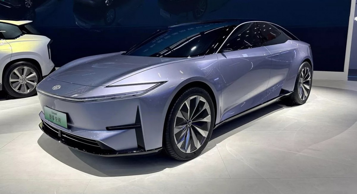Toyota electric sedan store