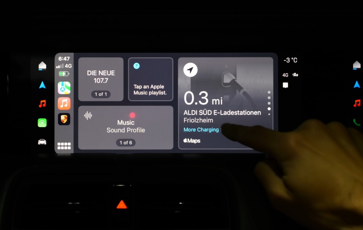 Apple CarPlay debuts in the new 2025 Porsche Taycan ArenaEV