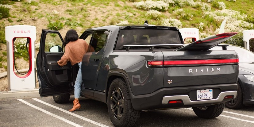 Rivian owners can now access Tesla's Superchargers in North America ...