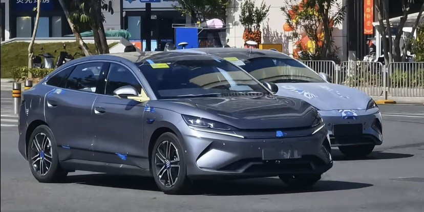 BYD Qin L's EV version spotted in the wild - ArenaEV