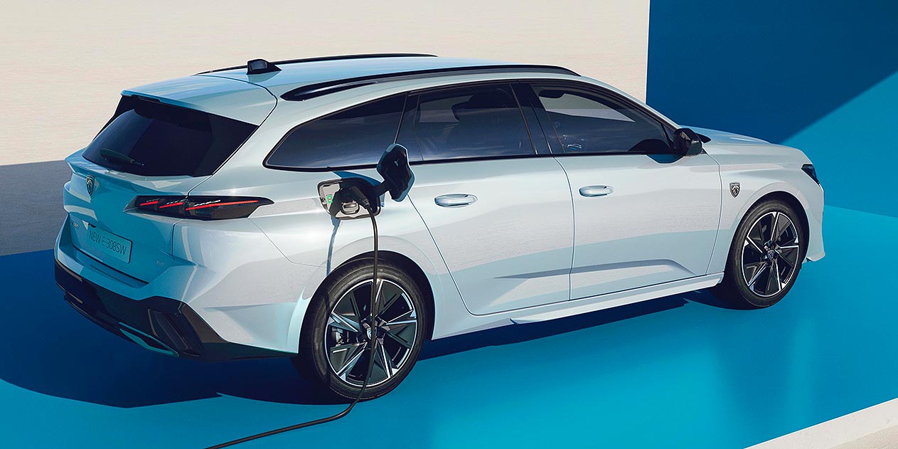 Peugeot e-308 SW pictures, official photos